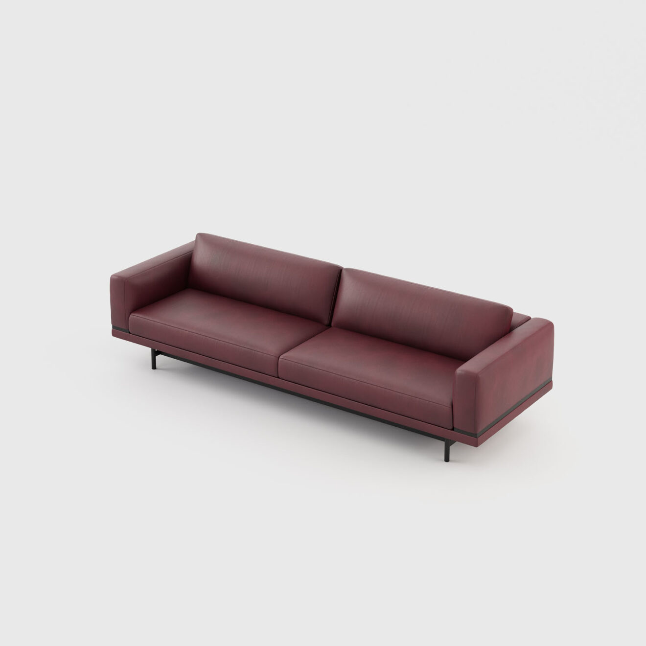 Charlie Velvet Sofa with Steel Legs – Lifestyle Home
